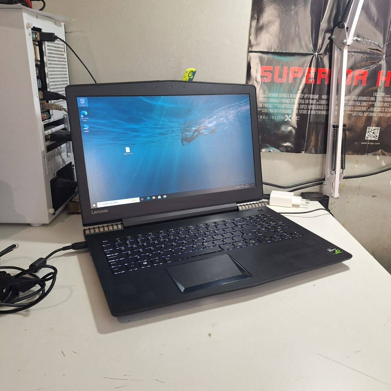 Игровой ноутбук Lenovo 15.6" Intel core i5-7300, GTX 1050Ti, 8gb ddr4, SSD 256