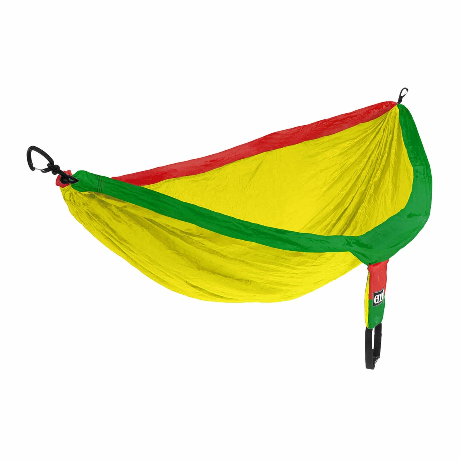 DECATHLON Туристический гамак ENO DoubleNest, желто-черный, 285x188 см, 180 кг