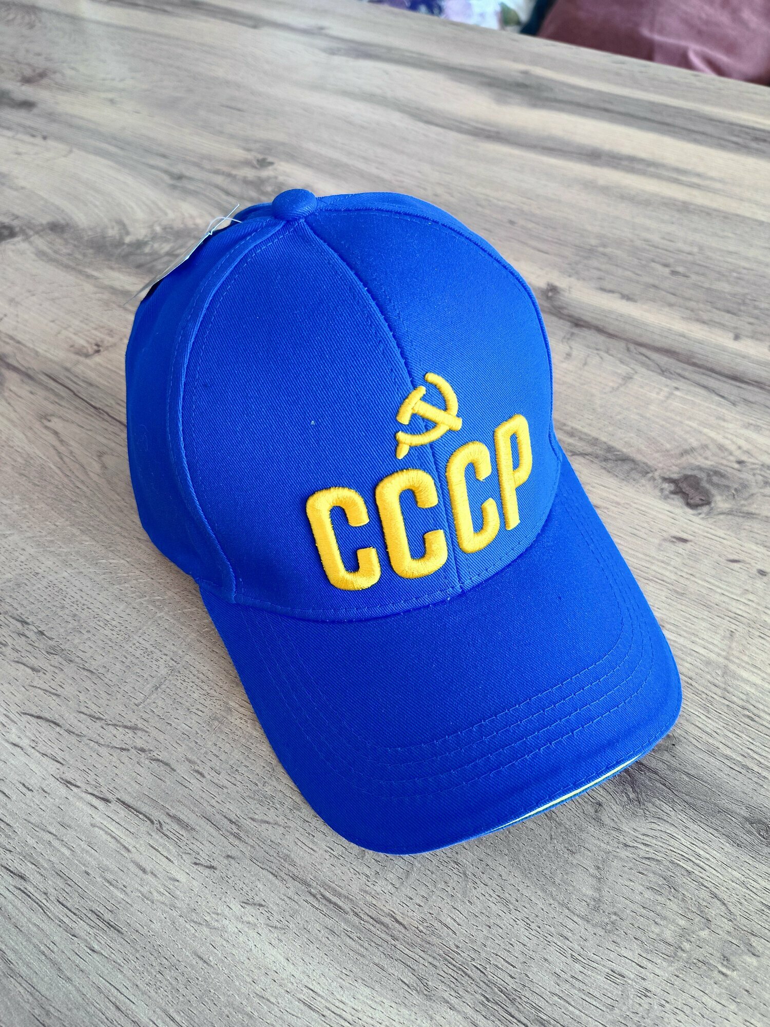 Бейсболка TodaStyle СССР для мужчин и женщин, размер 56-58, ярко-синий — фото 1