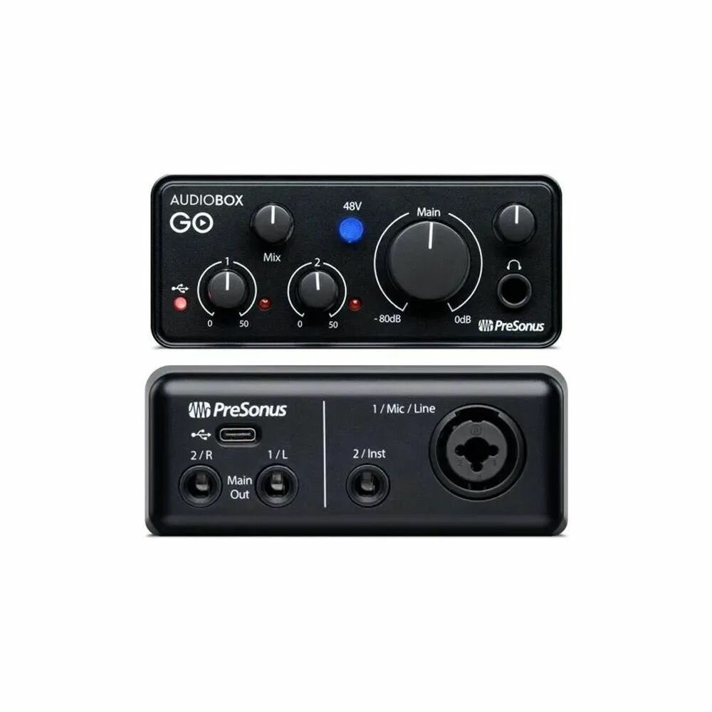 PreSonus AUDIOBOX GO USB аудио интерфейс — фото 1