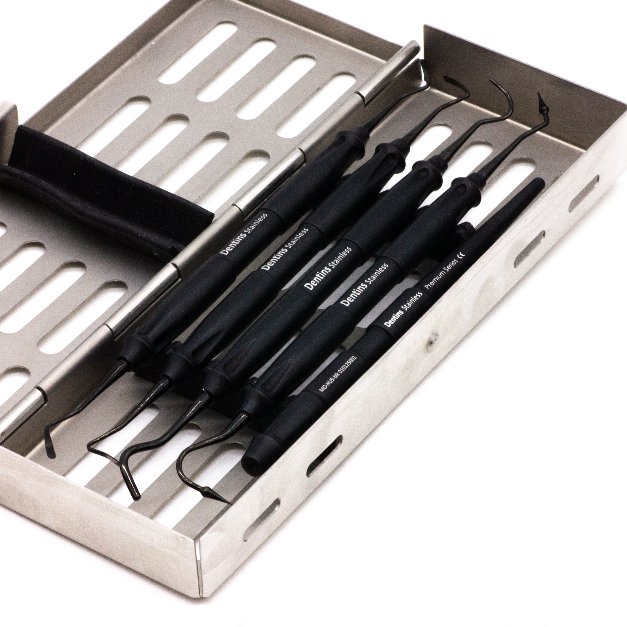 Набор стоматологических гладилок Figure Black с кассетой