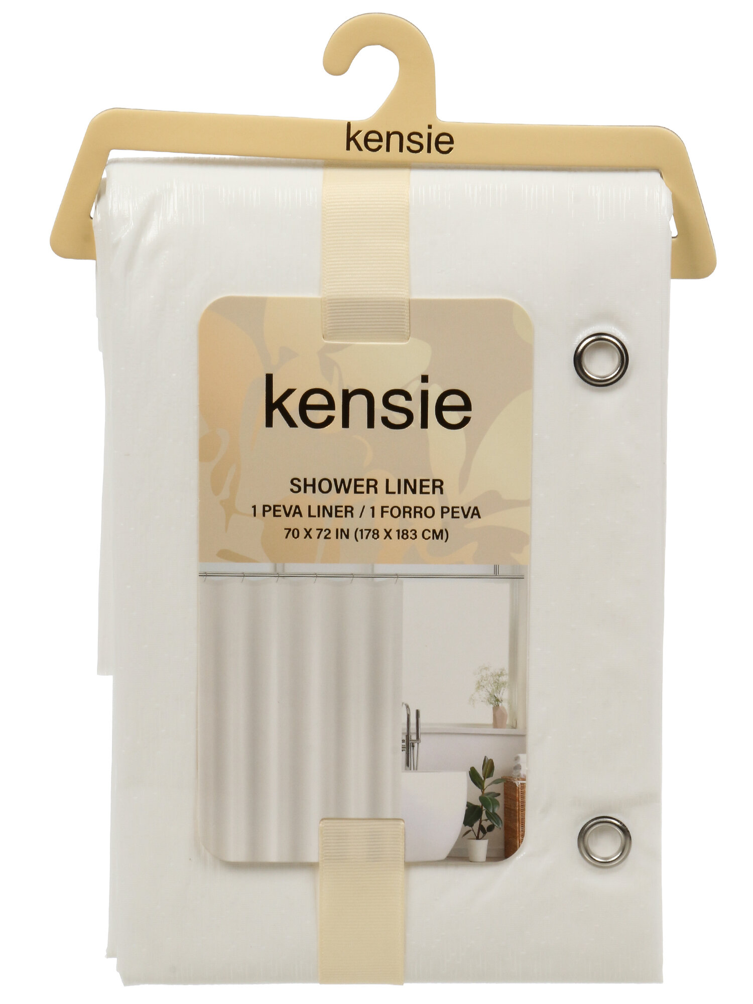 Штора для ванной комнаты 180х180 см PEVA Белый глянец Y4-11166, водоотталкивающая занавеска в душевую кабину