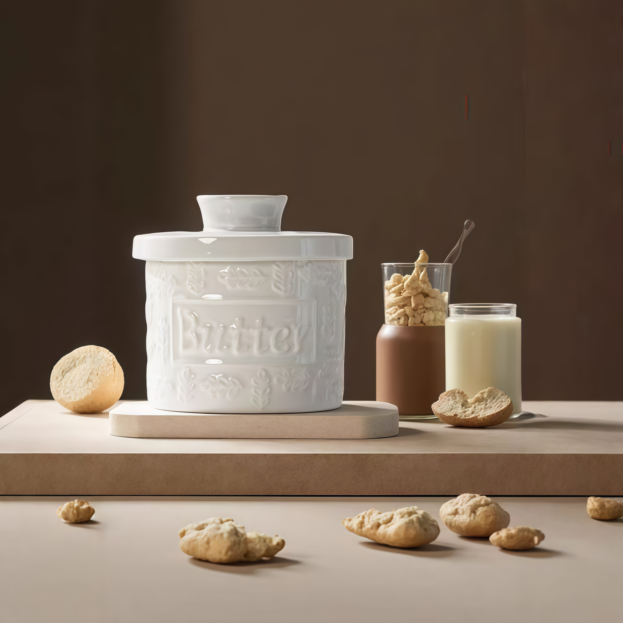 Масленка L.O.L! Surprise! "BUTTER" с водой, керамика, с крышкой