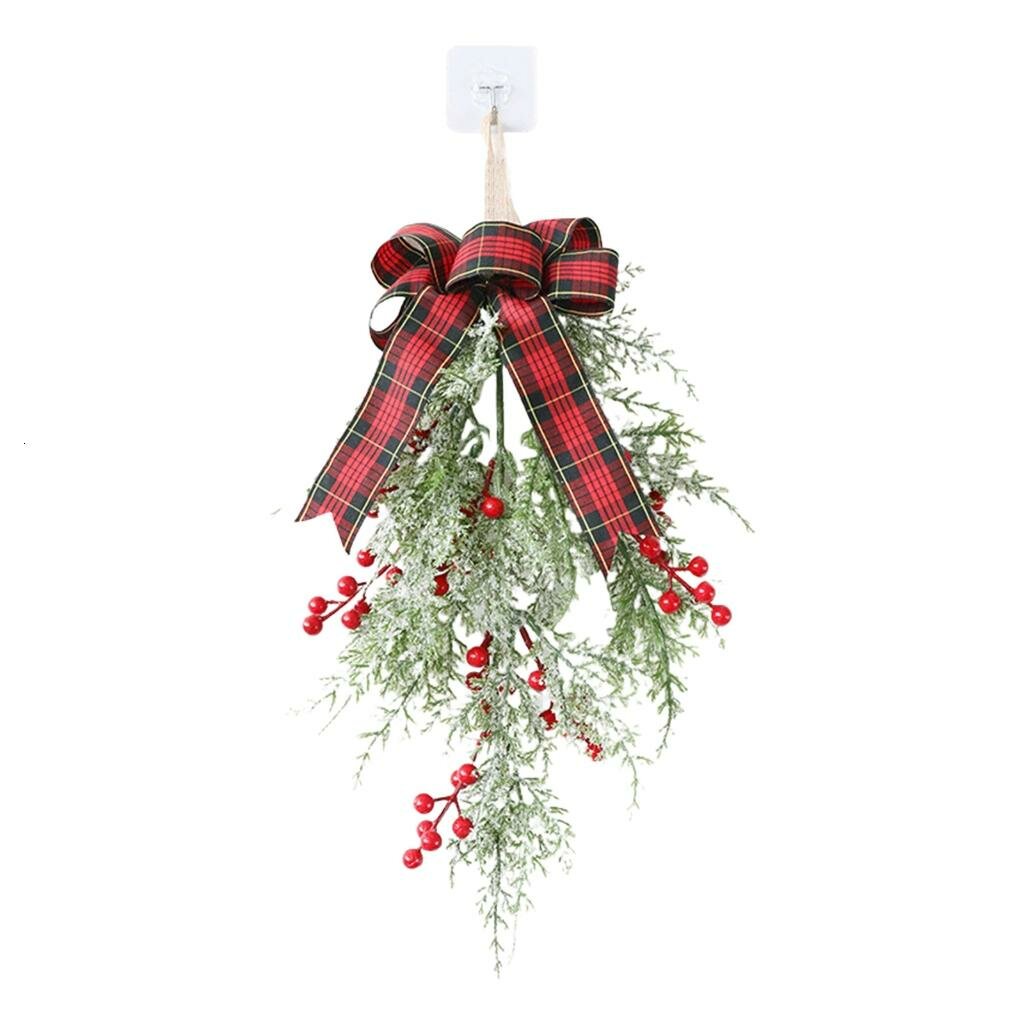 Рождественский венок из сосны, перевернутое дерево