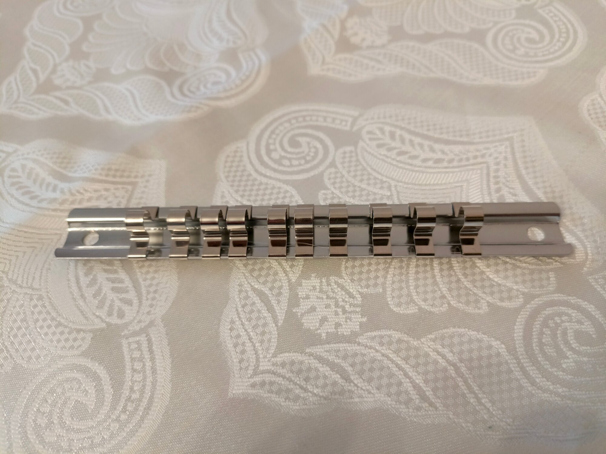 Держатель для головок (Дин. рейка) на 1/4" (160мм) Force 819205