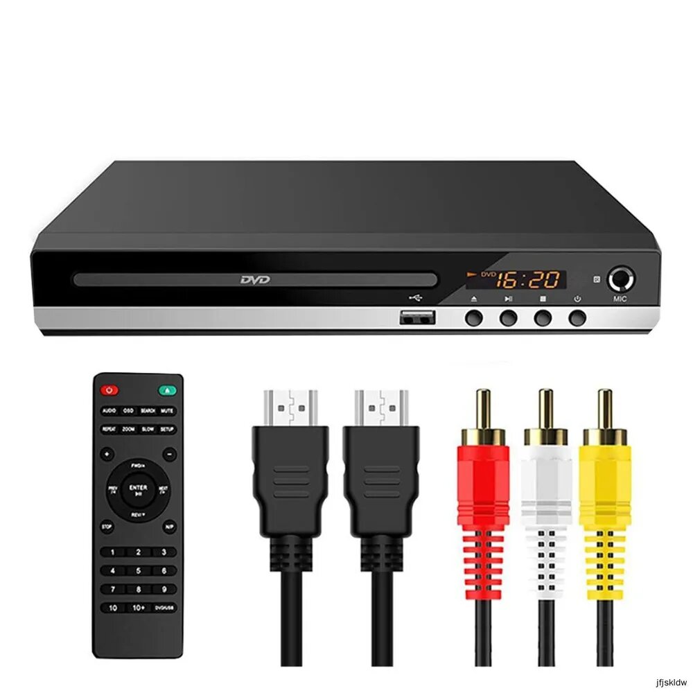 Домашний DVD-плеер 1080P Видео EVD Студенческий CD VCD Защитный бокс для глаз с вилкой ЕС