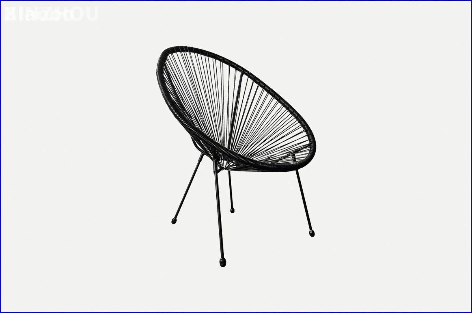 Эксклюзивное кресло Акапулько в черном цвете