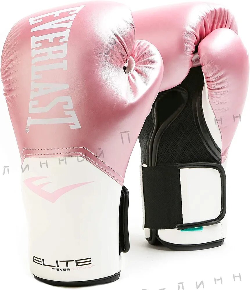 Everlast Перчатки боксерские Elite Розовые 10 oz для мальчиков и мужчин