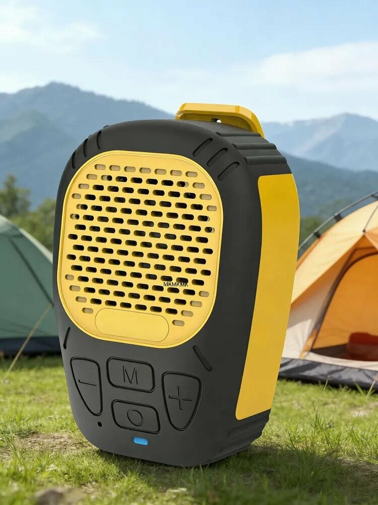 Портативный беспроводной Bluetooth-динамик с клипсой (IPX5-6, водонепроницаемый, магнитный) для музыки/звонков, с микрофоном, поддержкой TF-карты