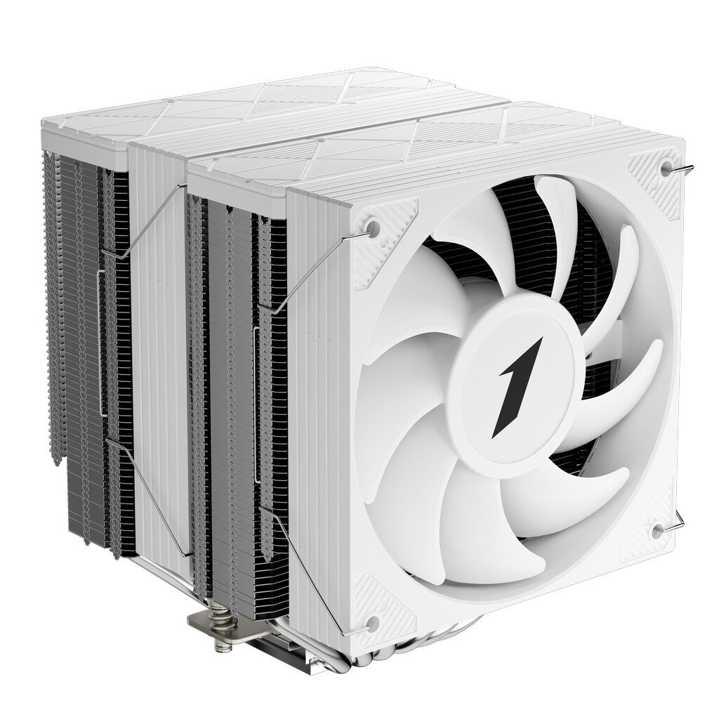Кулер для процессора 1STPLAYER CRYO CY12-D White / 6HPx6mm, dual tower, 2x120mm fans, 750-1900 RPM