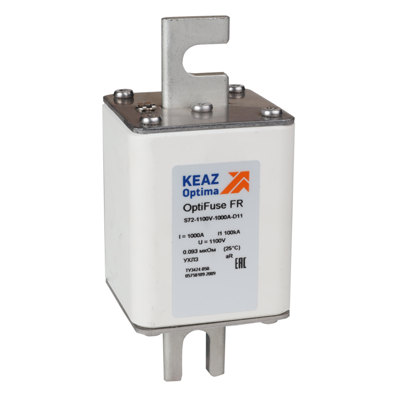 Предохранитель OptiFuse FR-S33-600V-1800A-D08 КЭАЗ 345830