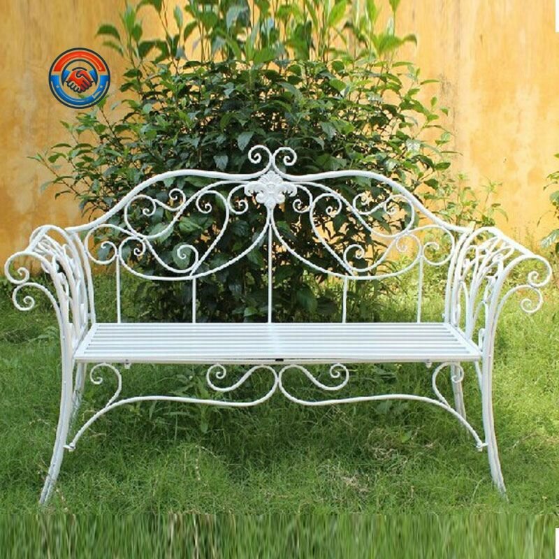 Садовое кресло, чугунный ретро стул в европейском стиле для сада, балкона и веранды, прочная антикоррозийная уличная мебель для зоны отдыха и кафе