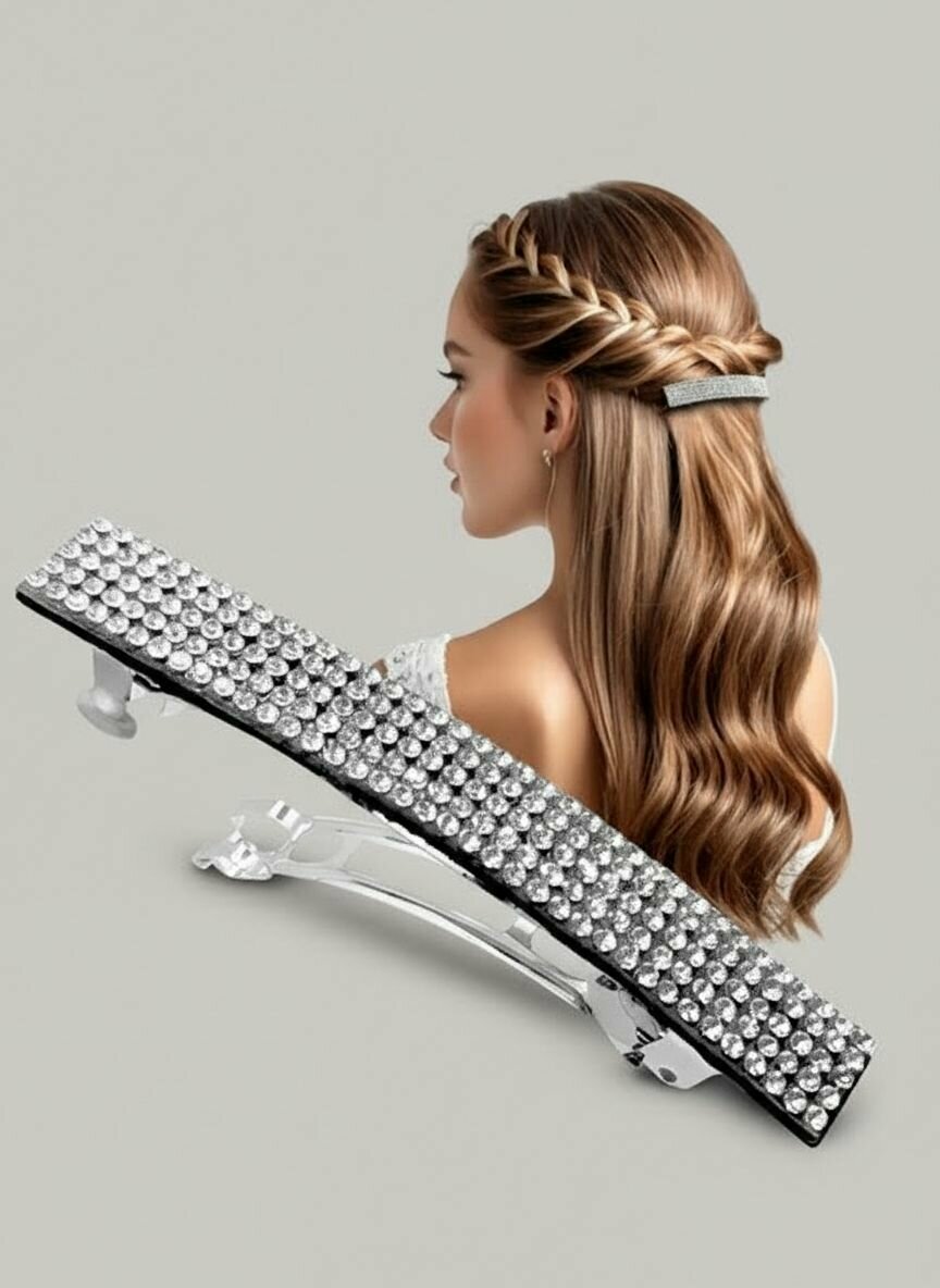 Заколка для волос со стразами Alvimax