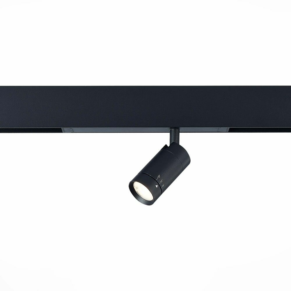 ST658.496.07 ST-Luce Св-к трек. SMART Zoom Черный LED 1*7W 2700K-6000K 400Lm Ra>90 15-38 IP20 D40xH90 220V.
