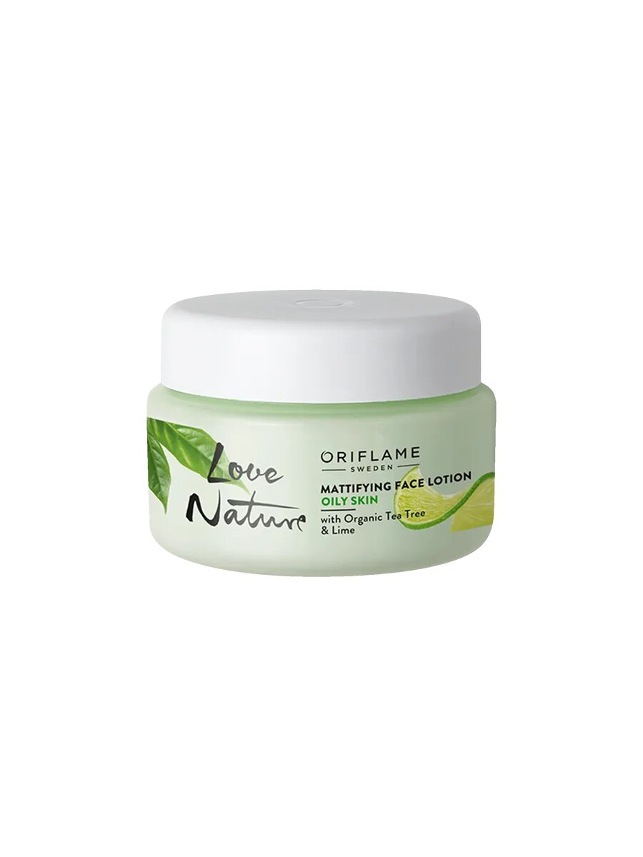 Матирующий крем-флюид для лица Love Nature