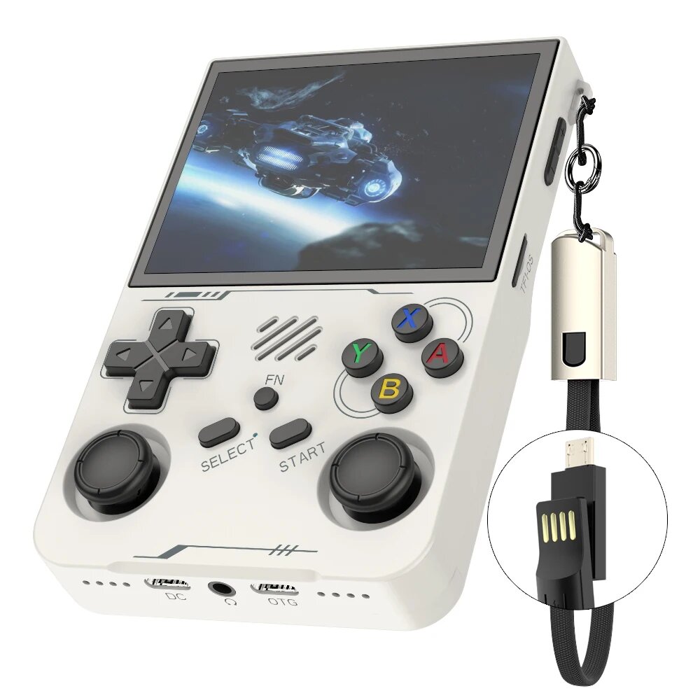 Портативная игровая консоль в стиле ретро, 128G R36xx 3,5-дюймовый IPS-экран