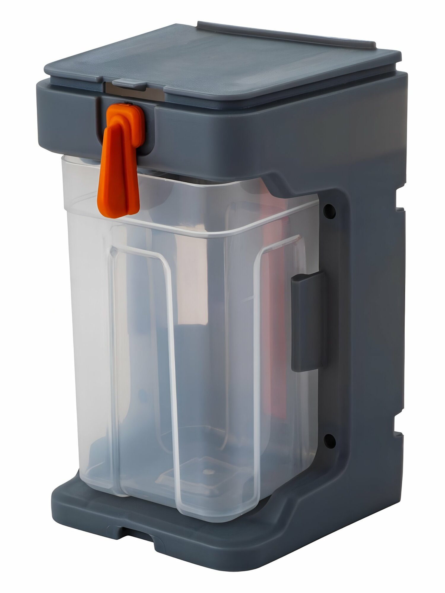 Ящик для метизов, 7х8х12.5 см, пластик, Blocker, Expert, подвесной, серо-свинцовый, оранжевый, BR394510026