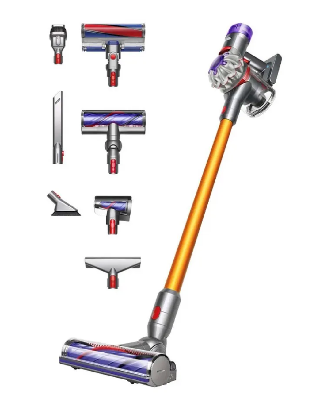 Вертикальные пылесосы сухая уборка Dyson Пылесос вертикальный хендстик Dyson V8 Absolute+