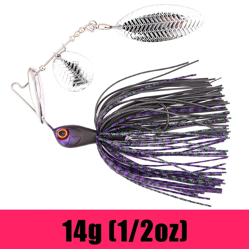 Спиннербейт B&U, 1/2oz, purple