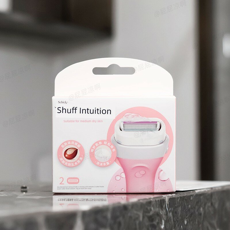 Бритва Schick Comfort для женщин, ручная, для удаления волос на ногах, для всего тела, подмышек и интимных зон [Набор
