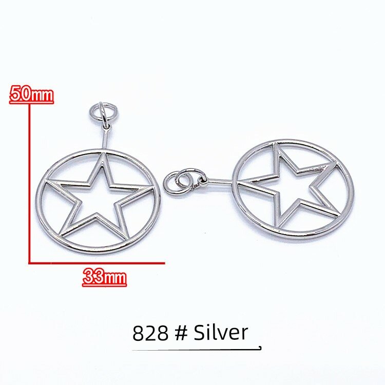 Металлическая молния, ожерелье, серьги, кулон, ювелирные изделия, тяга, одежда, украшение для багажа, обуви, слайдер,