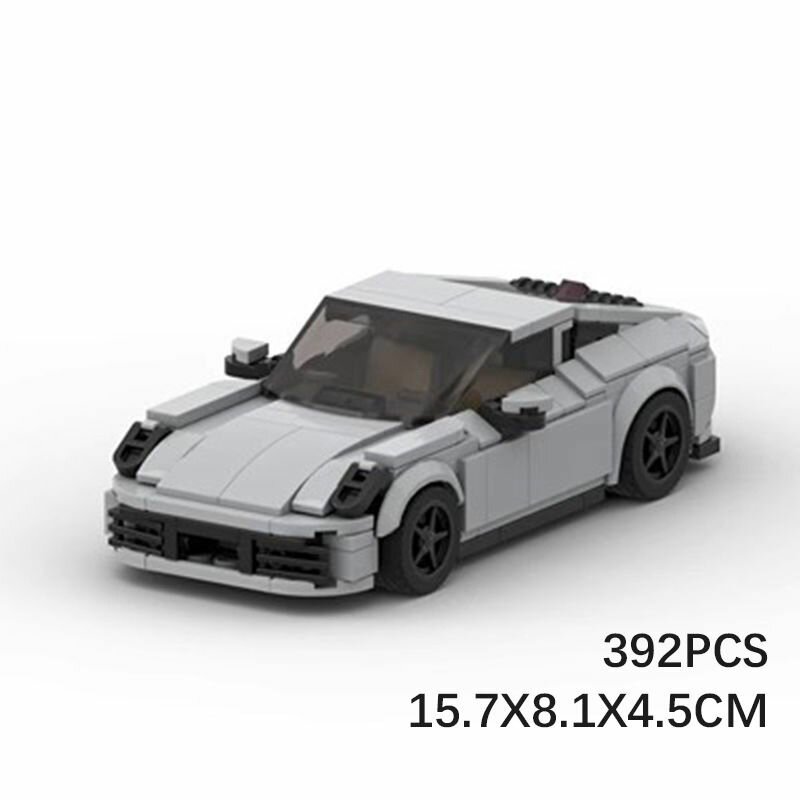 Строительные блоки MOC, 911 Porsche Carrera, развивающие игрушки, кубики, пластиковая конструкция, из которой можно сконструировать сборные модели игрушек-конструкторов
