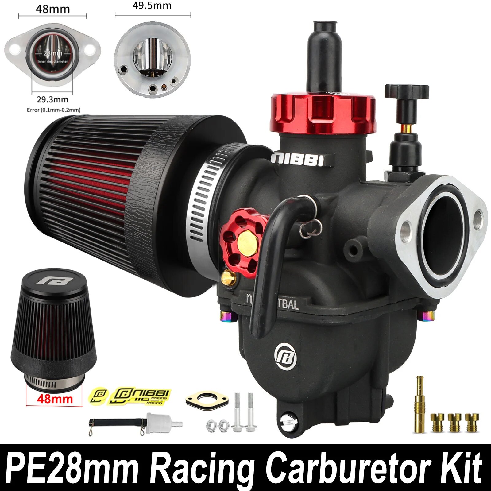 PE28FL Racing Kit карбюратор NIBBI с фильтром для KTM Honda