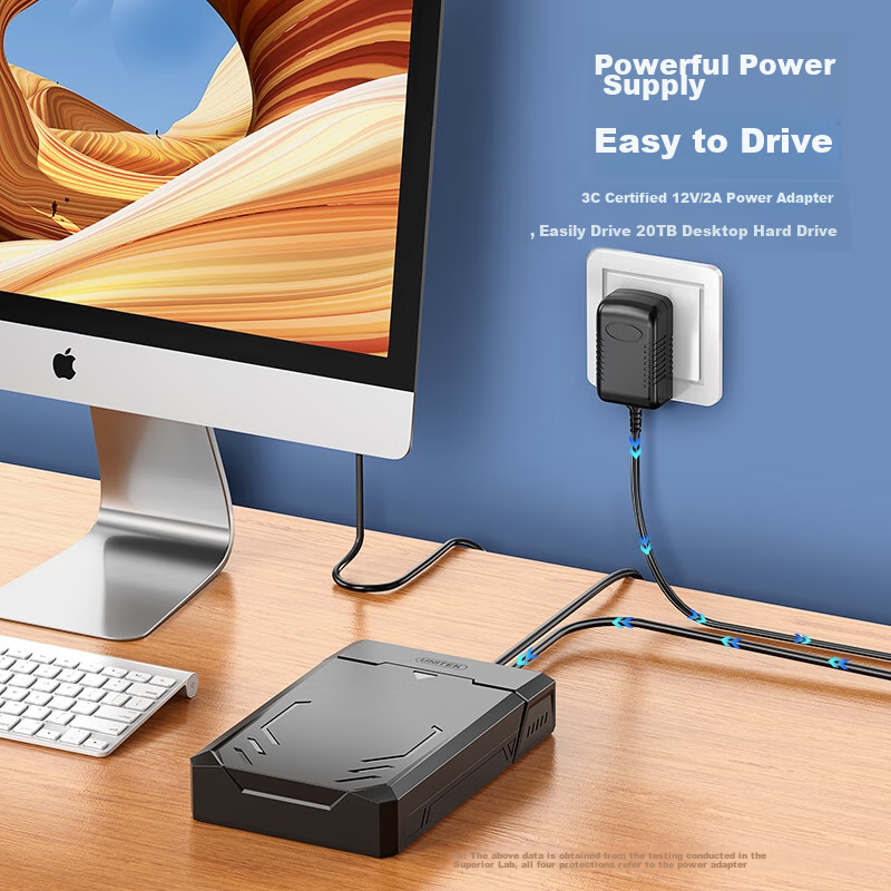 UNITEK внешний корпус для жесткого диска 3.5/2.5 дюйма SATA интерфейс USB 3.0 для настольных и ноутбучных ПК