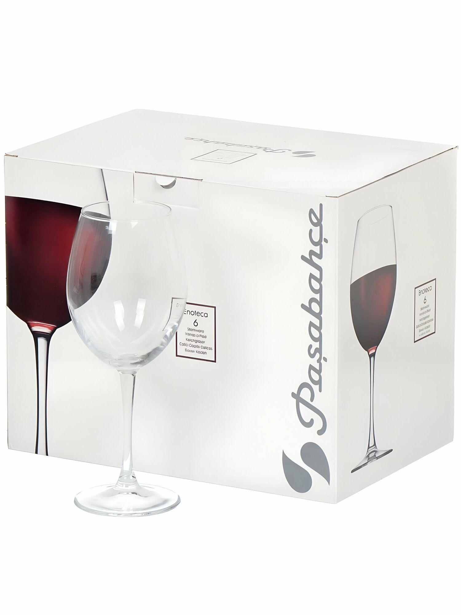 Бокал для вина, 590 мл, стекло, 6 шт, Pasabahce, Enoteca, 44738В