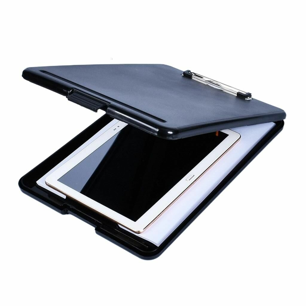 Водонепроницаемый файловый ящик, Сплошной черный цвет