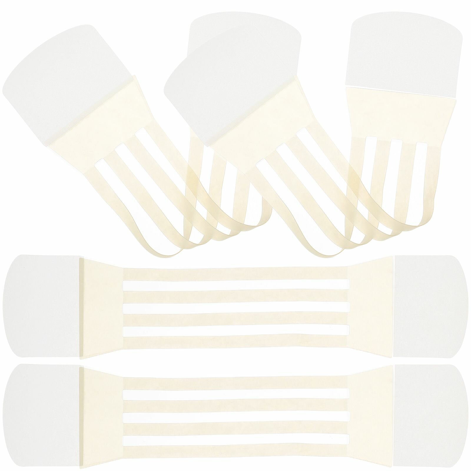 4 Штуки Тейпов для Подтяжки Шеи, Из Резины, Для Удаления Морщин