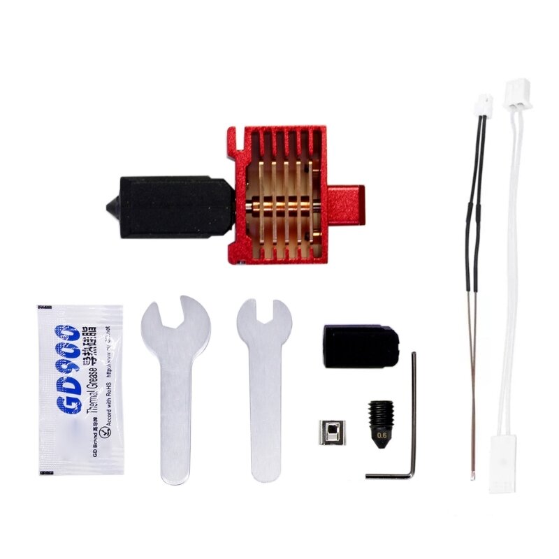 Модернизированный Комплект Hotend Для X1C/P1P Биметаллический Блок С Подогревом CHT Сопло Из Твердой Стали Термистор 3D Принтер Запасная Часть