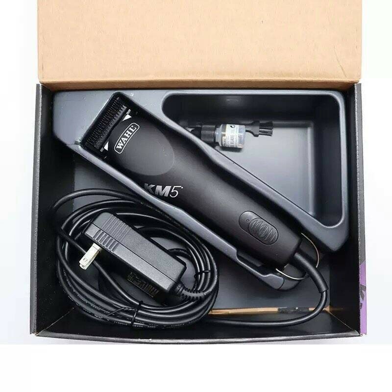 Электрическая машинка для стрижки животных WAHL KM10, проводной инструмент для ухода за шерстью кошек и собак, подходит для использования в зоомагазинах.