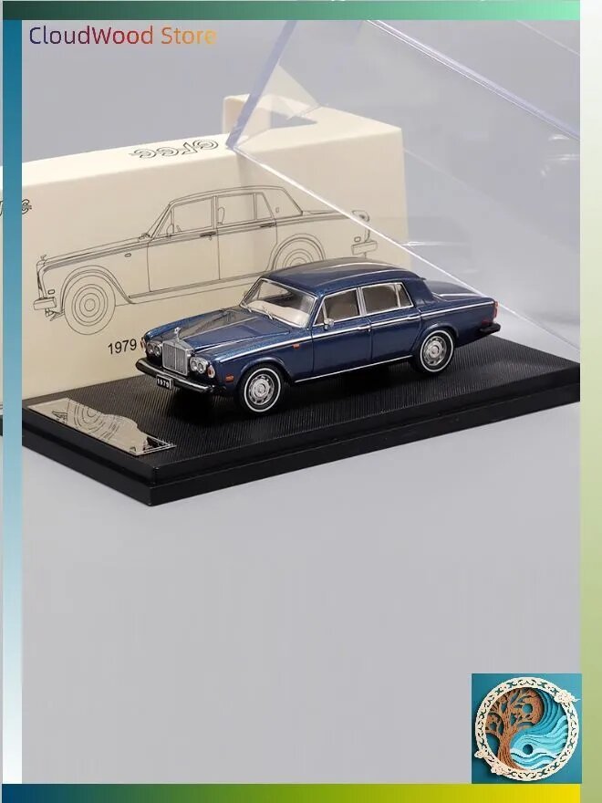 Легкосплавный автомобиль модели GFCC 1/64 Лимитированная серия Rolls-Royce Silver Shadow 1979 года выпуска