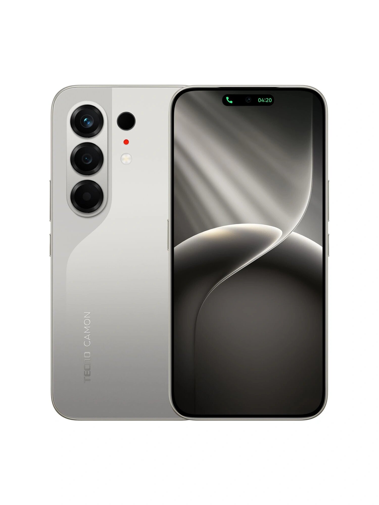 Смартфон Tecno Camon 50 6.78", 12/256Gb, NFC, AMOLED, 144Гц, 6500мАч, титан