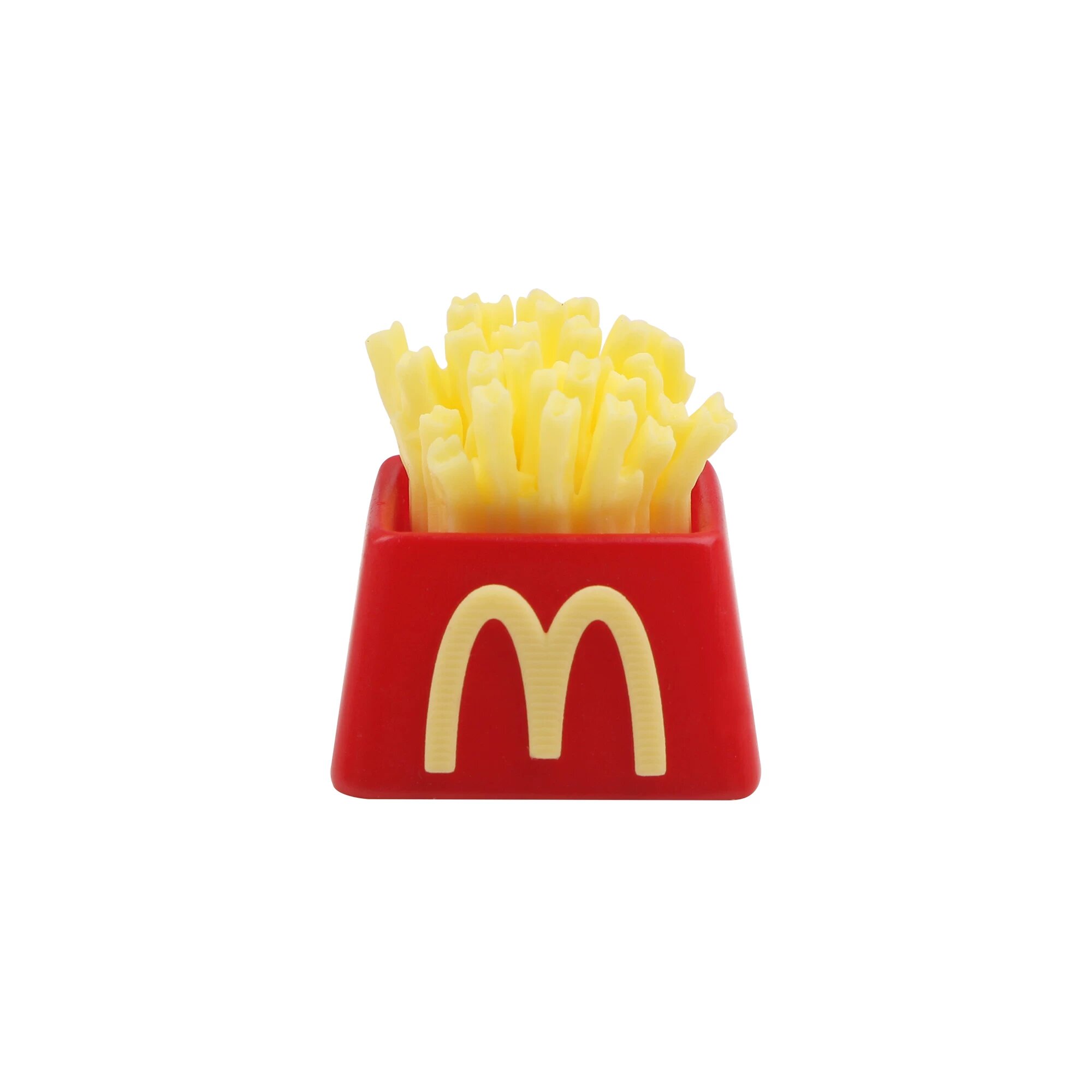 Кейкап McDonald's в виде картофеля фри, креативный и персонализированный прозрачный ESC с тематикой еды, магнитный, из