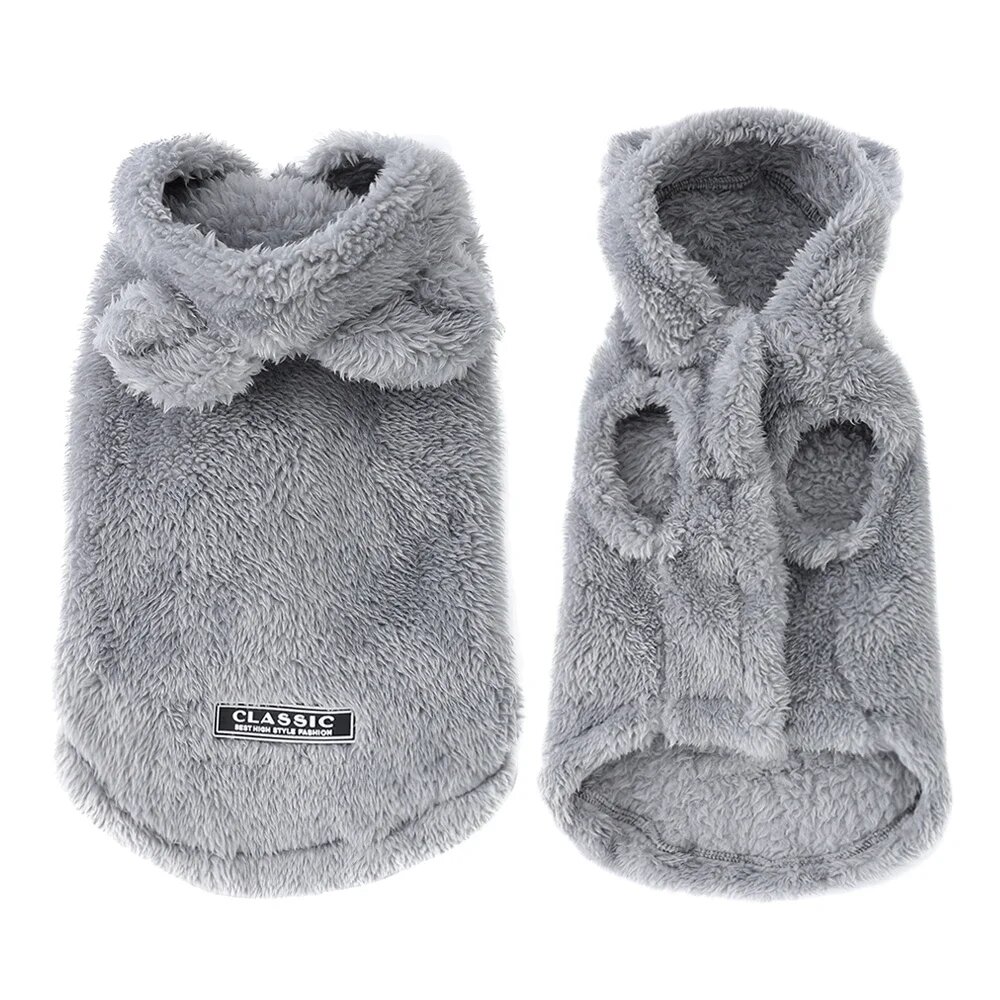 Флисовый комбинезон Holapet для собак и кошек Gray