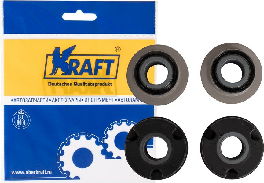 Сайлентблок растяжки передней подвески KRAFT KT 883437 Ваз 2108-099, Ваз 2170, комплект 4 шт
