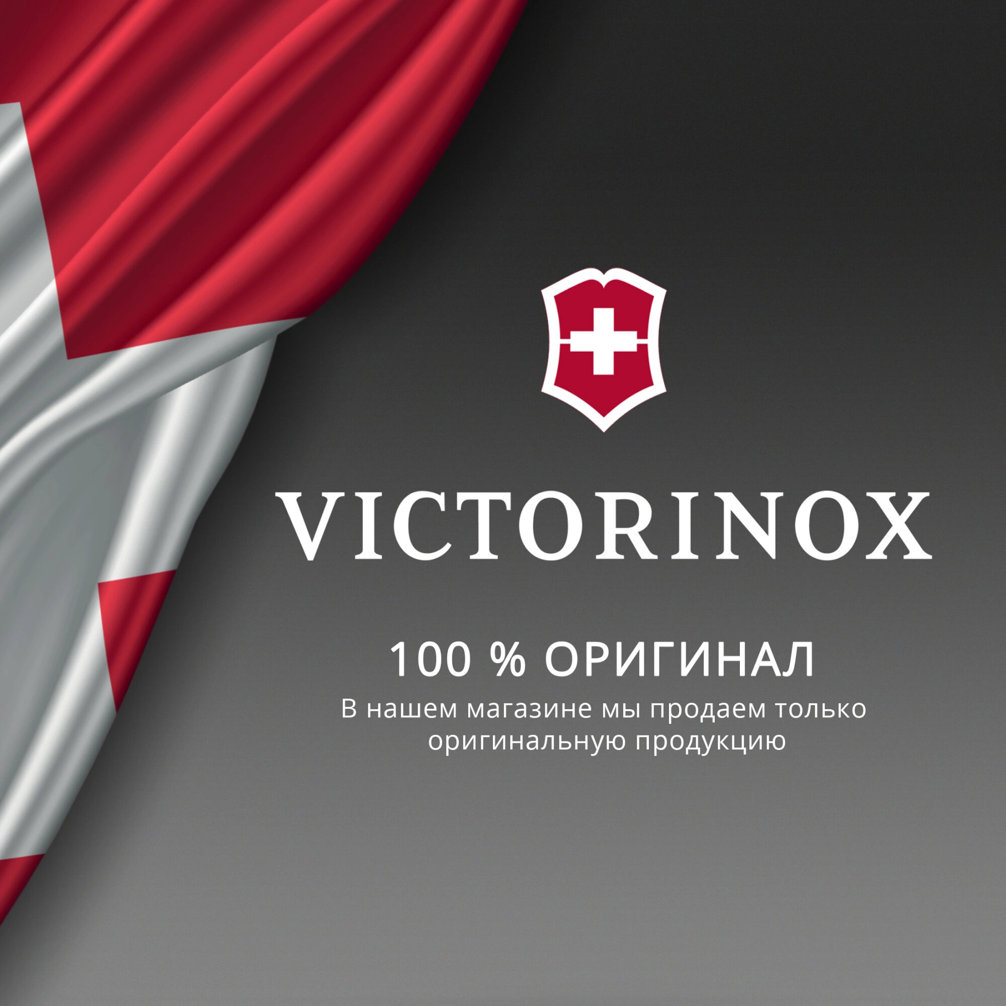 Подвеска для ножей VICTORINOX серебристый, на ремень, с карабином (4,186)