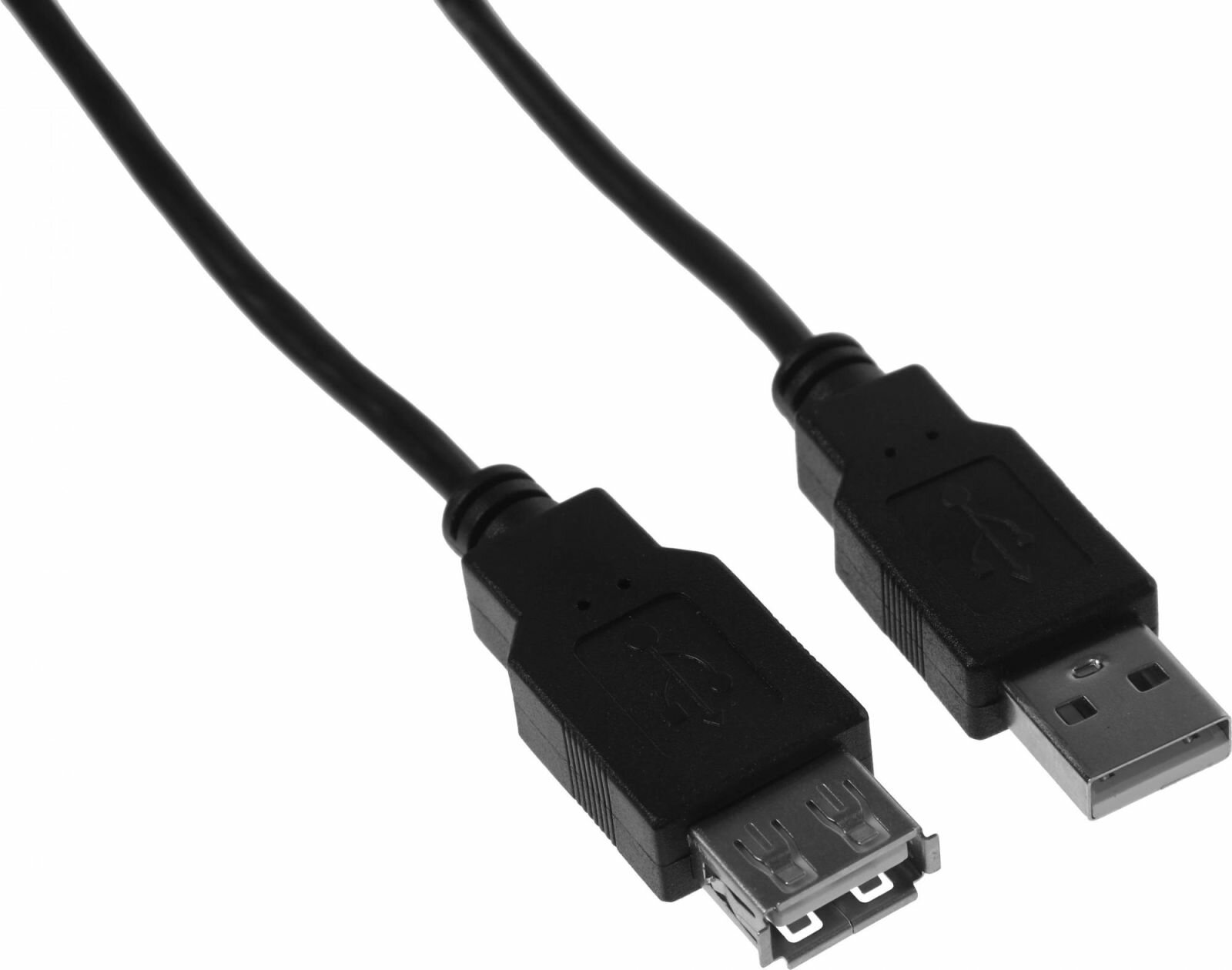 Кабель-удлинитель KingPrice USB A m – USB A f, 3 м, черный (KP-AMAF-V2-3M)