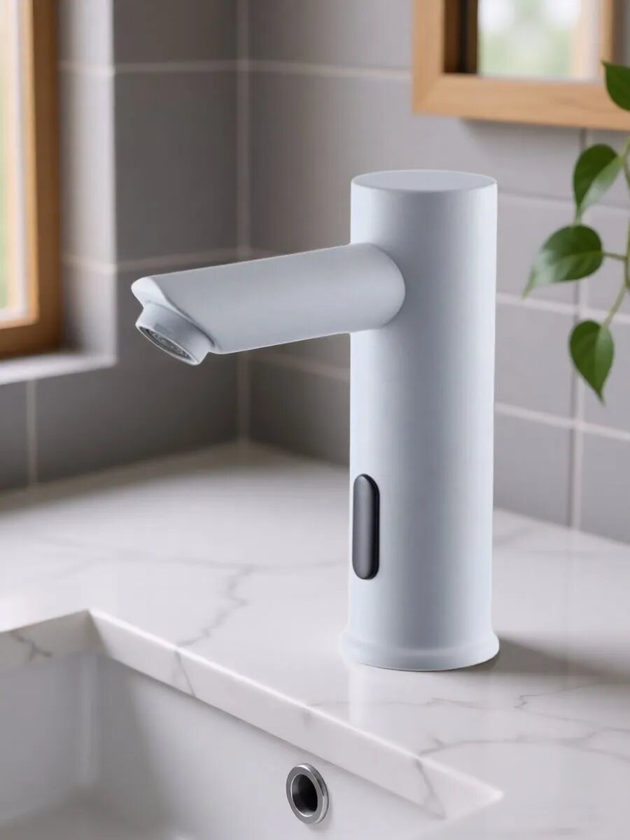 Смеситель сенсорный для раковины из нержавеющей стали Hansen HN70005-F белый