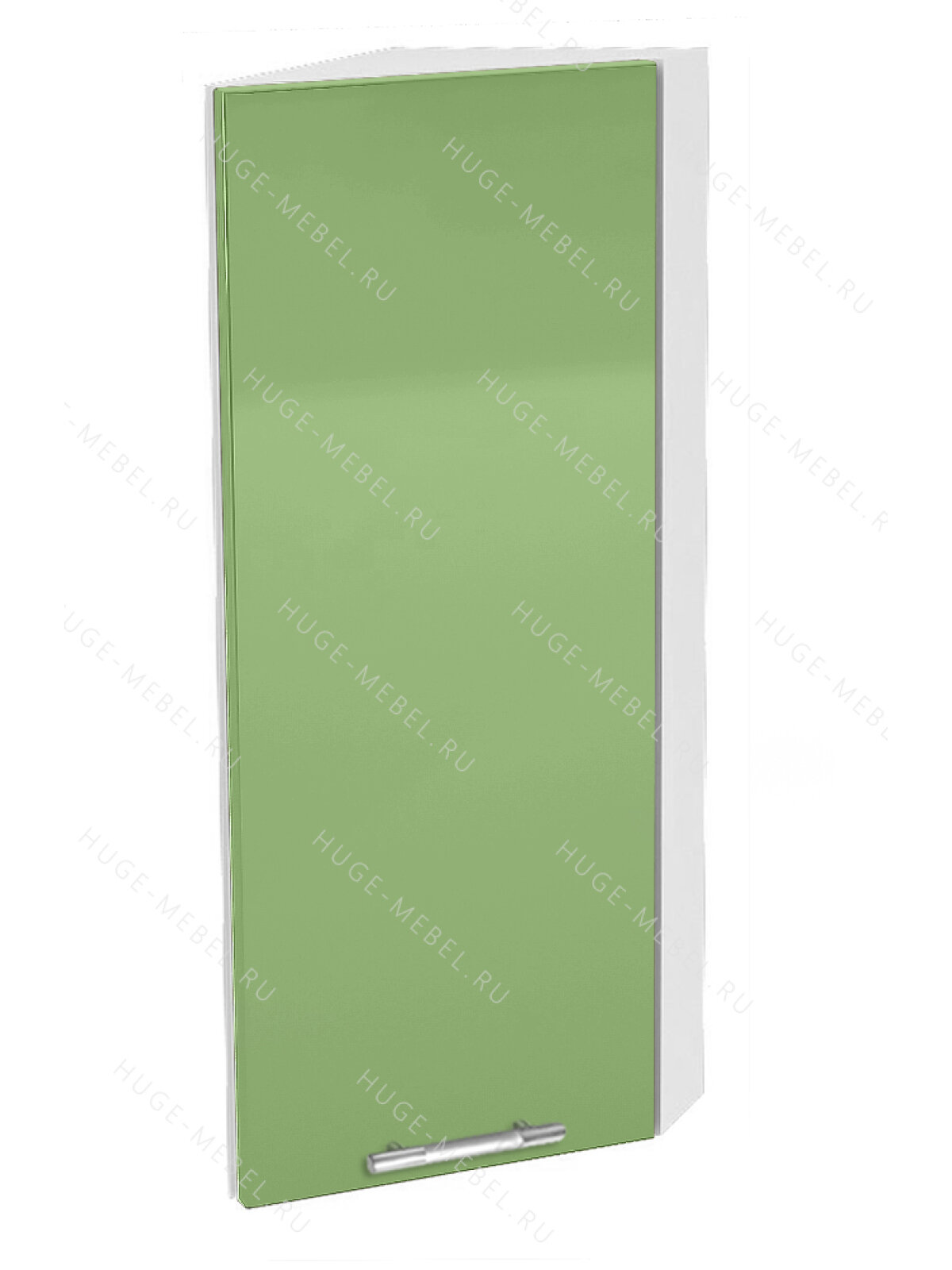 Торцевой шкаф кухонный верхний подвесной 300 Ксения (олива) Huge Mebel. Ширина 300 Высота 716. Модули кухонные верхние Huge Mebel. Ширина 300 Высота 716
