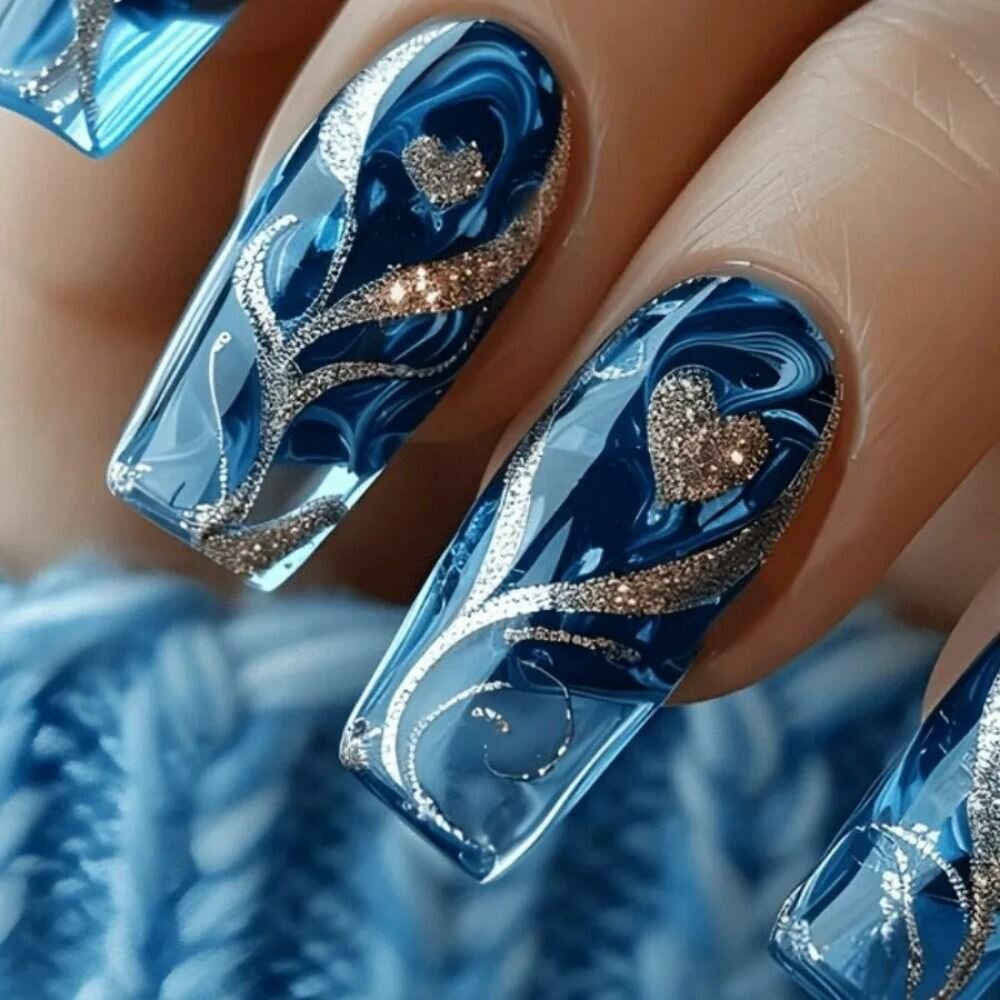 Накладные ногти ( 24 типсы + клей )