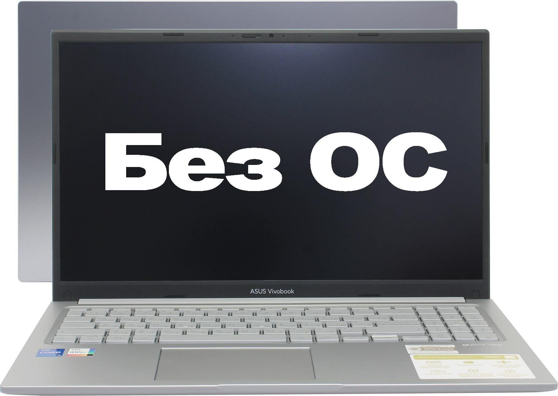 Ноутбук Asus Vivobook 15 X1504VA-BQ151 (90NB10J2-M046L0) 15.6/i3-1315U/8/512Gb/UMA/NoOS/серебристый