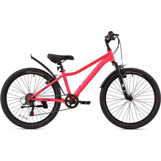 Rush Hour Подростковый велосипед 24" 6ск X 400 V-brake ST розовый рама 13" В