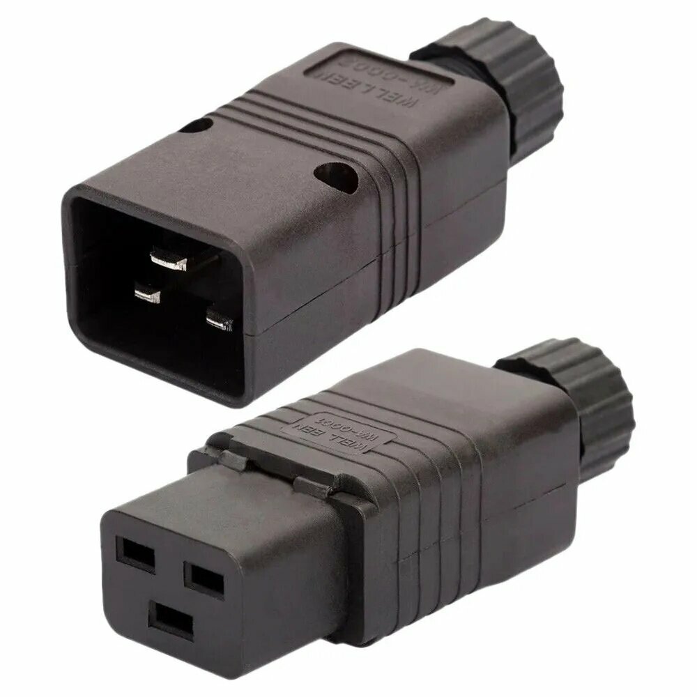 IEC320-C19/IEC320-C20 PDU ИБП 16A 250VAC IEC Коннектор IEC 3Pin C19/C20