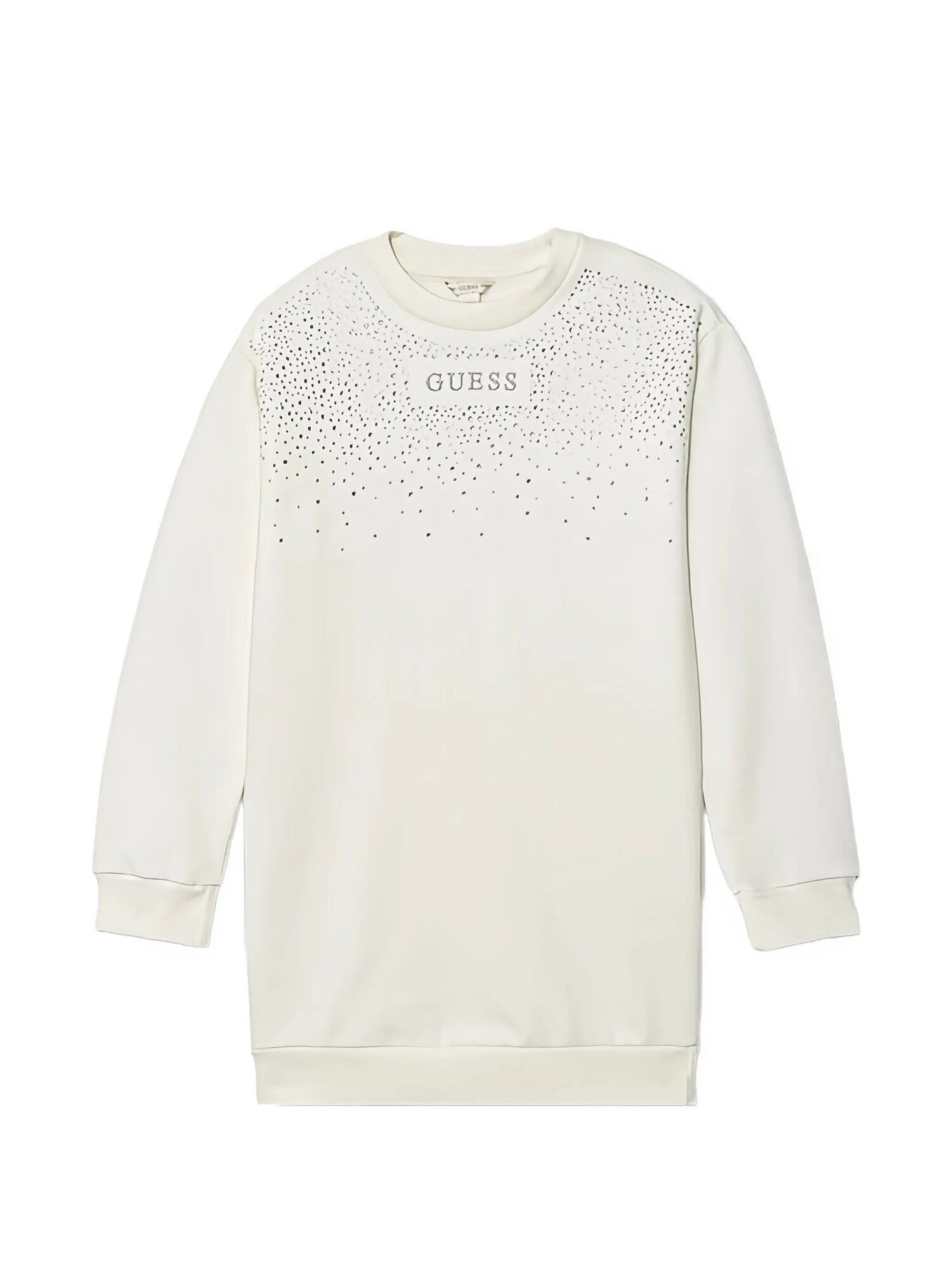 Платье Rhinestone-embellished long-sleeved mini dress