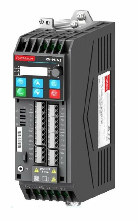 Частотный преобразователь Русэлком RV-MINI-1L-0007-2-B 1,5 кВт 220В