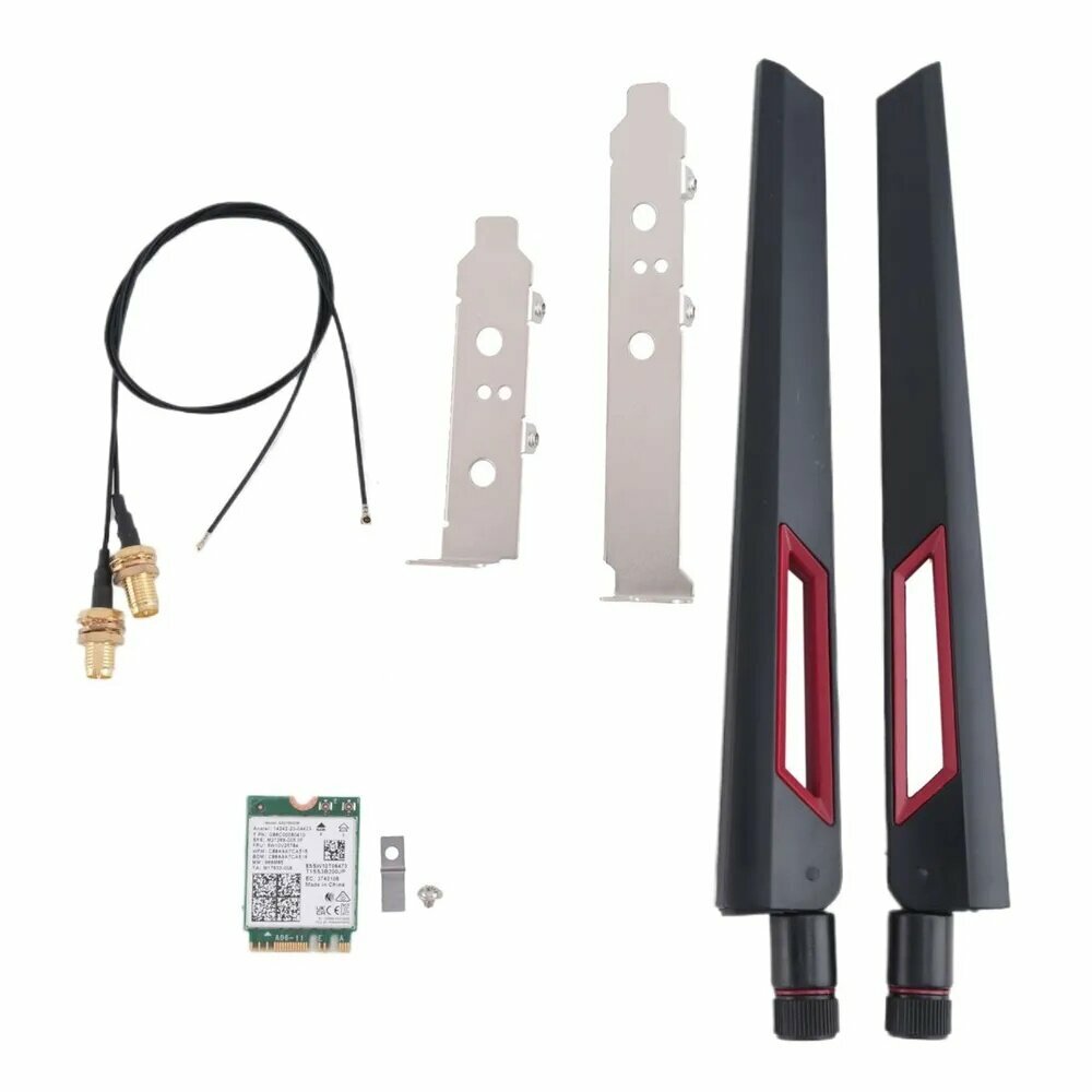 B7(J V E Y) Беспроводная карта Wi-Fi 6E AX210 2400 Мбит/с Bluetooth 5.2 Desktop Kit 802.11Ax 2.4G/5Ghz/6Ghz AX210NGW, с антенной 10DBi