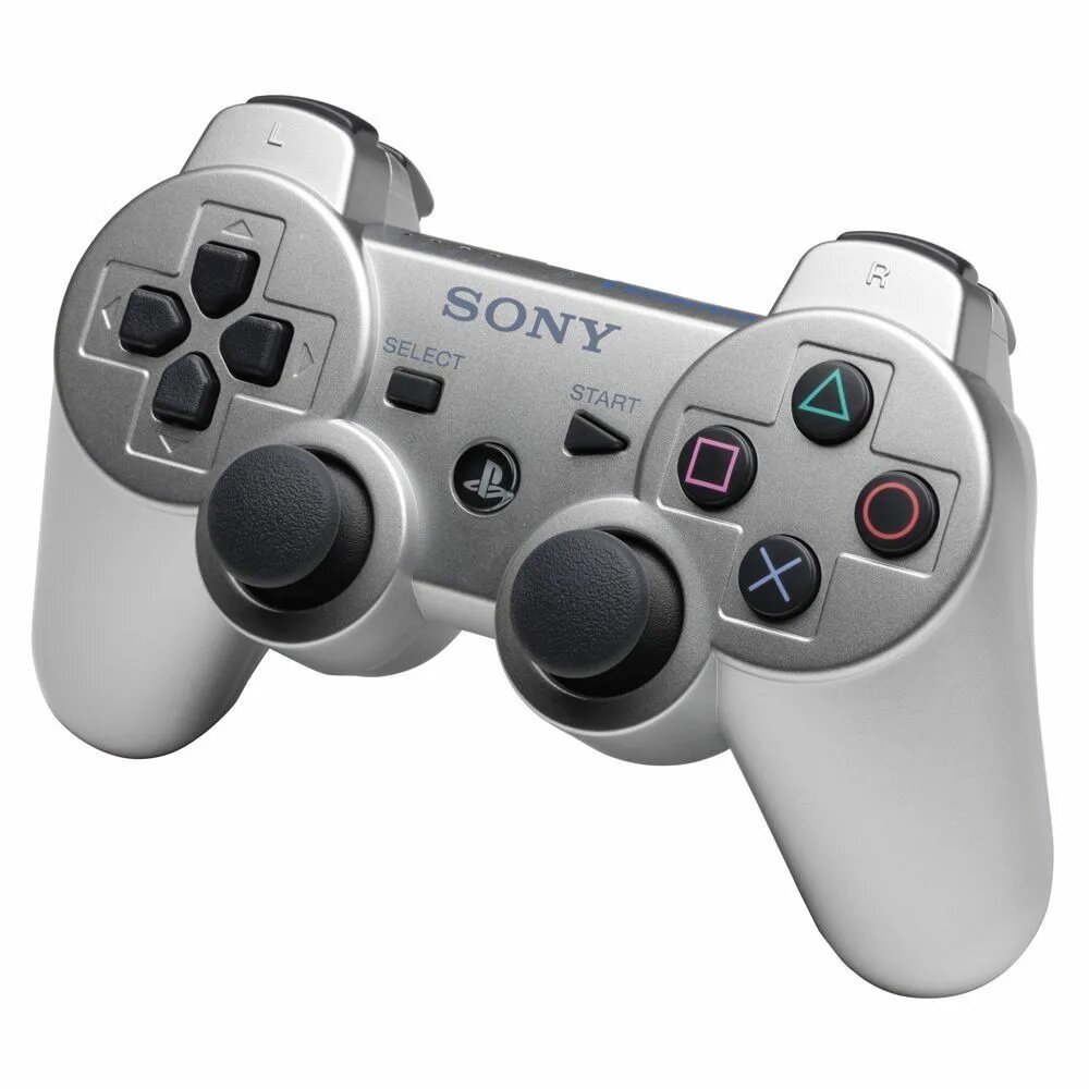 Уценка Геймпад беспроводной Sony DualShock 3 для PS3 серебристый оригинал